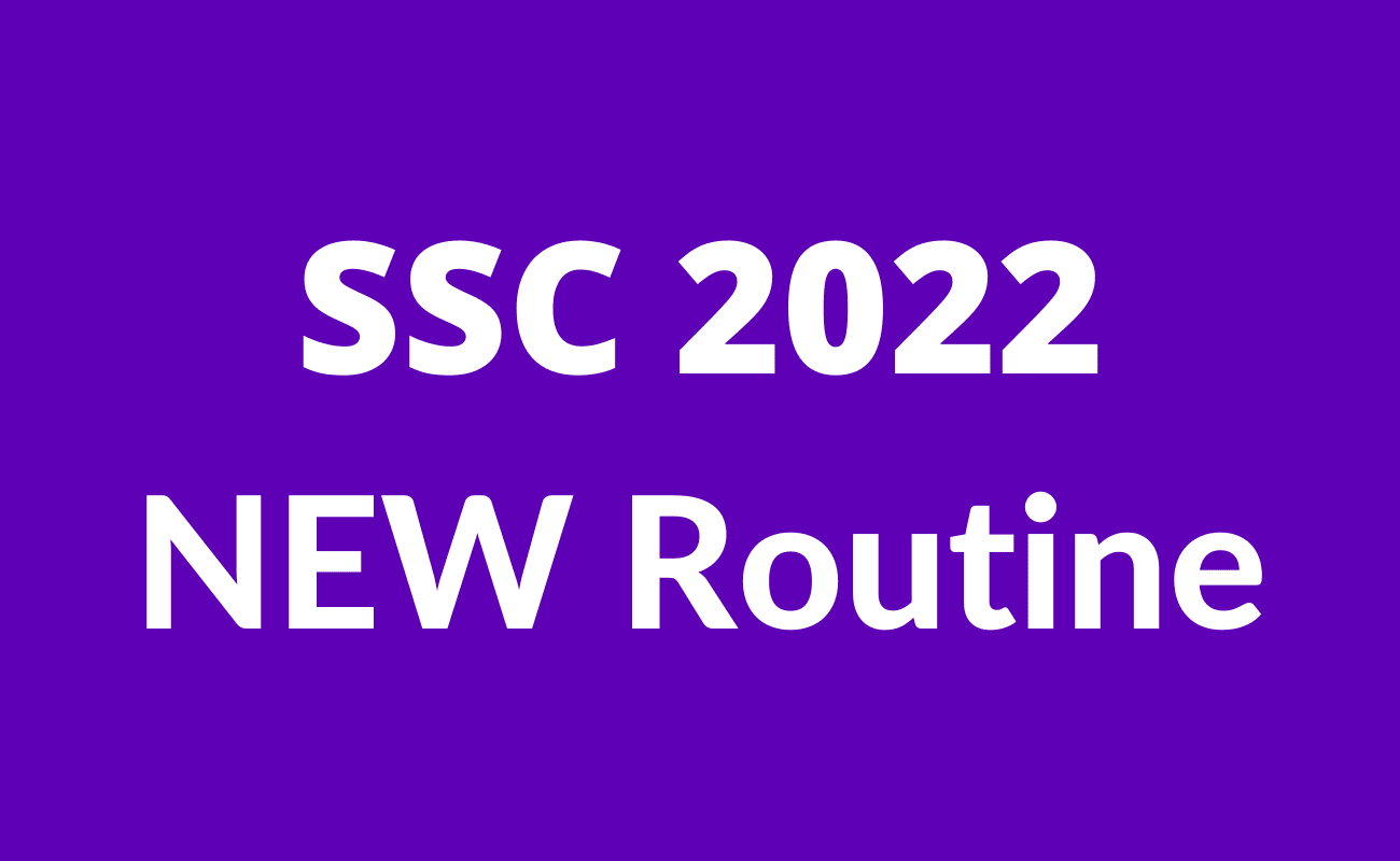 Download New SSC Routine 2022 - Edumik